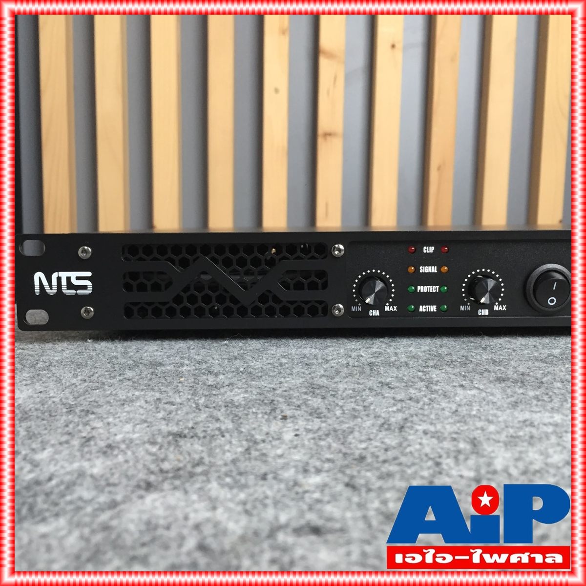 NTS D-3204 poweramp เพาเวอร์แอมป์ เครื่องขยายเสียง 480W x 4 ที่ 4 OHM D3204 D 3204 เอ็นทีเอส เอ ...