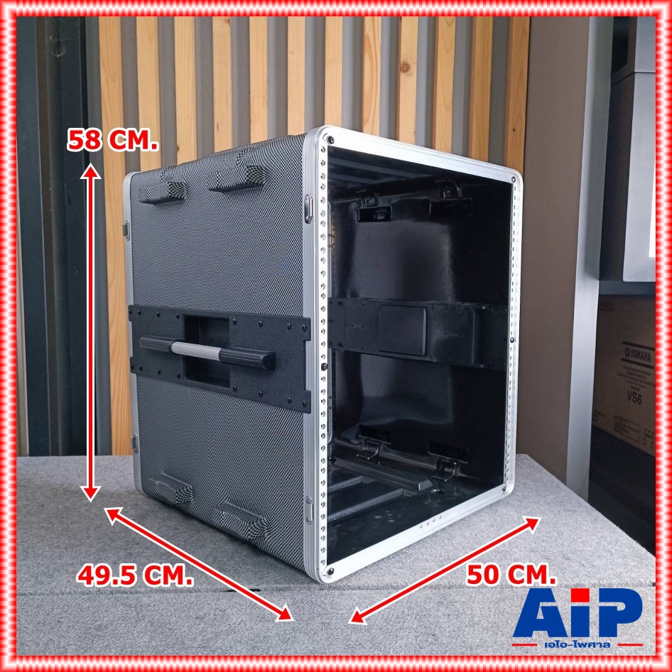 KEVLAR NPE RC ABS12UL ลึก19นิ้ว RACK ABS 12U 19นิ้ว แร็คเครื่องเสียง กล่องเก็บเครื่องเสียง แร็ค ...