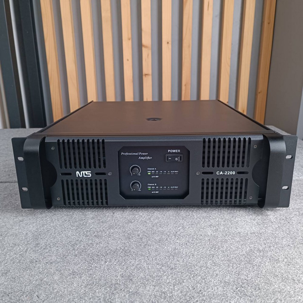 NTS CA-2200 POWERAMP CLASS H เพาเวอร์แอมป์ เครื่องขยายเสียง แอมป์ แบบหม้อแปลง CA 2200 CA2200 เอ ...