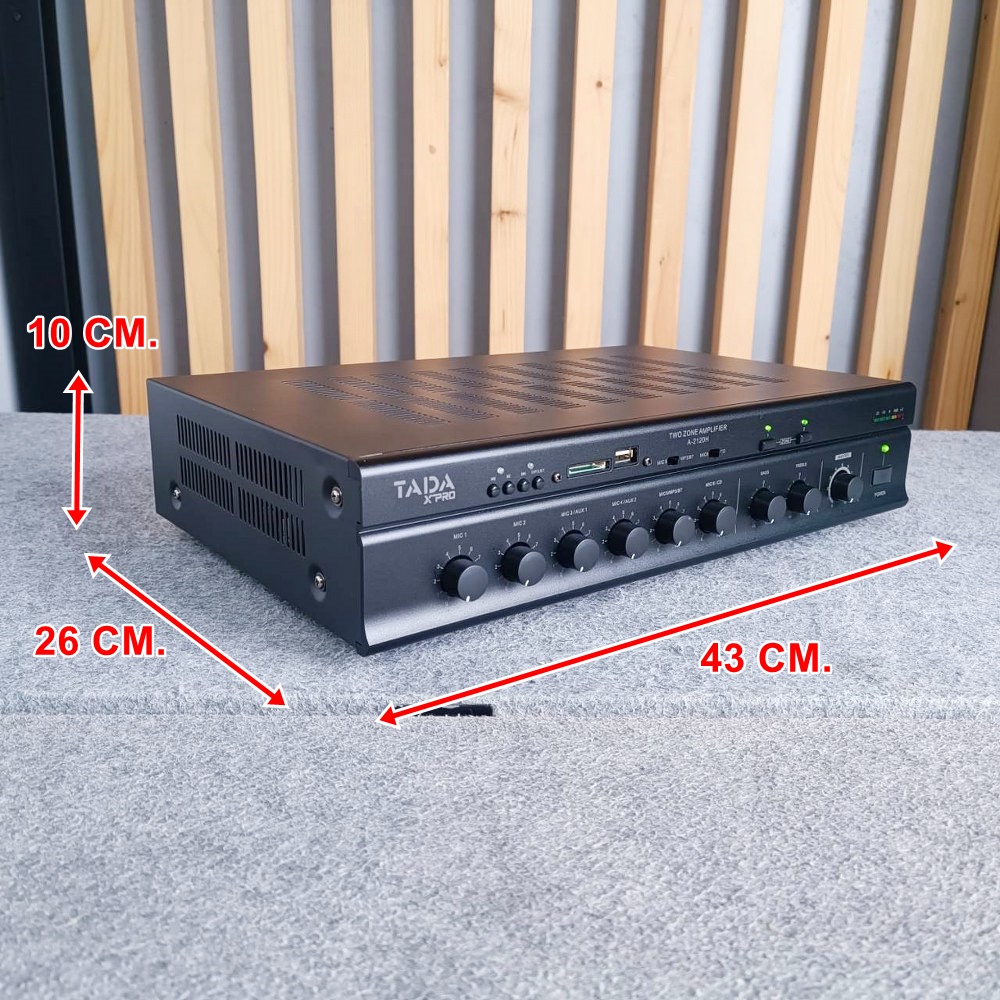 TADA A-2120H powermixer two zone เพาเวอร์ลายน์ Power Amplifier (H version) TA DA A 2120H ธาดา ...