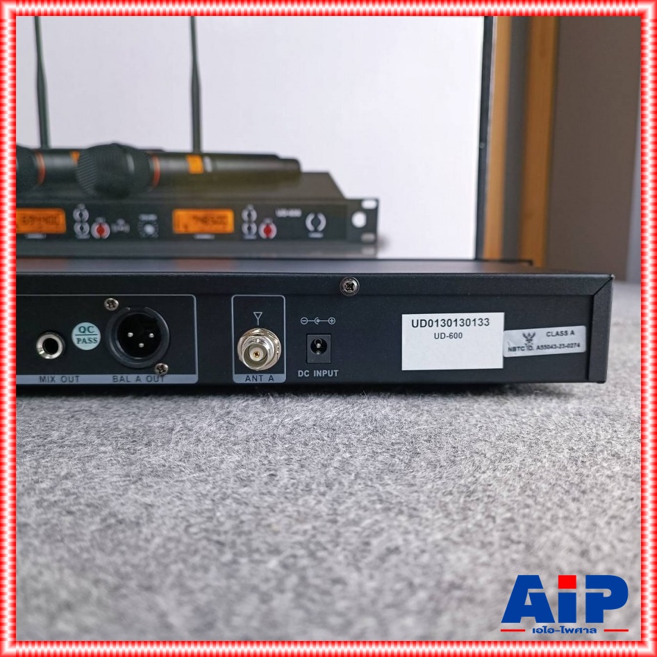 NTS UD-600 ไมค์ลอยปรับความถี่ ไมโครโฟนไร้สาย ไมค์ถือคู่ เปลี่ยนความถี่ได้ ย่านความถี่ UHF UD 600 ...