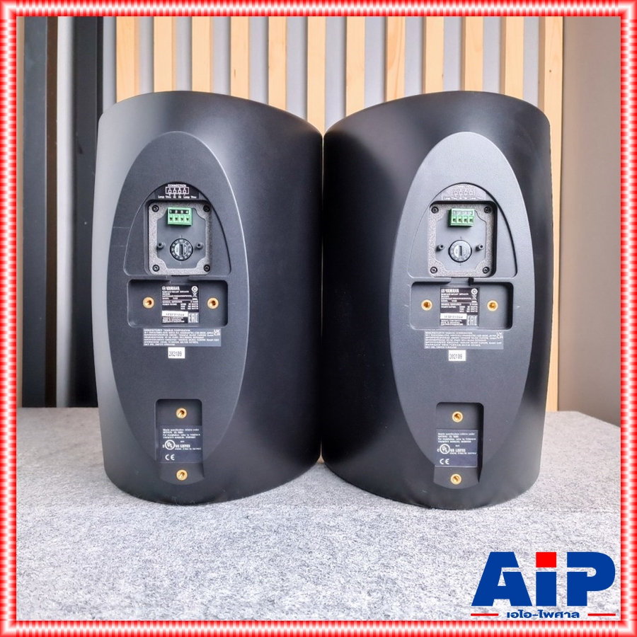 1คู่ สีดำ YAMAHA VXS-8 B ตู้ลำโพง ตู้ลำโพงติดผนัง 2 ทาง ลำโพงห้องประชุม 8นิ้ว ทนกำลังขับ 180 ...