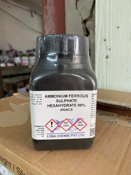 Ammonium ferrous sulfate 99% AR.grade (500 กรัม/ขวด) ยี่ห้อ Loba, india - แล็ป วัลเล่ย์ | สาร ...