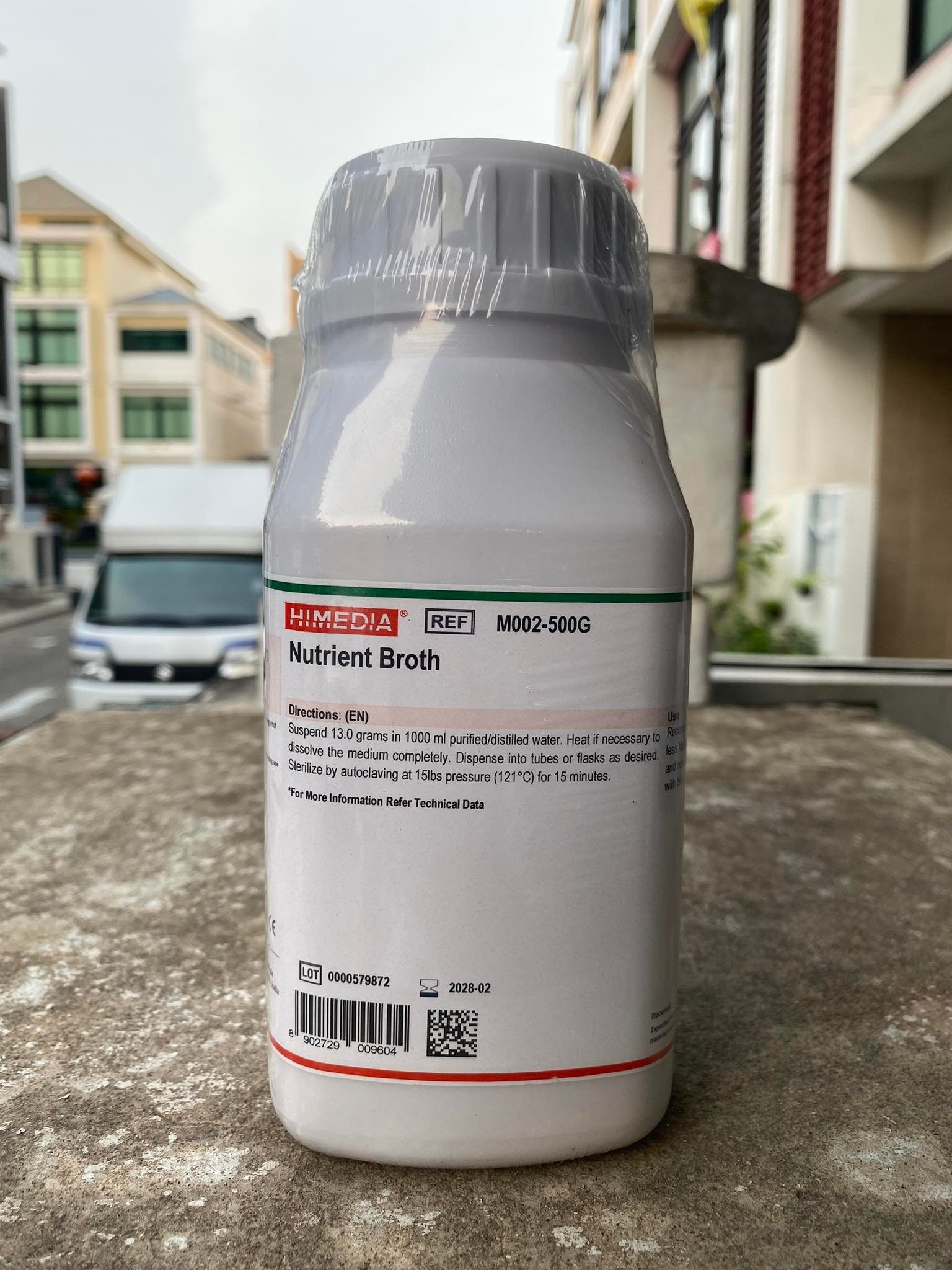 Nutrient Broth (NB) (500 กรัม/ขวด) ยี่ห้อ Himedia, india - แล็ป วัลเล่ย์ | สารเคมี เครื่องแก้ว ...